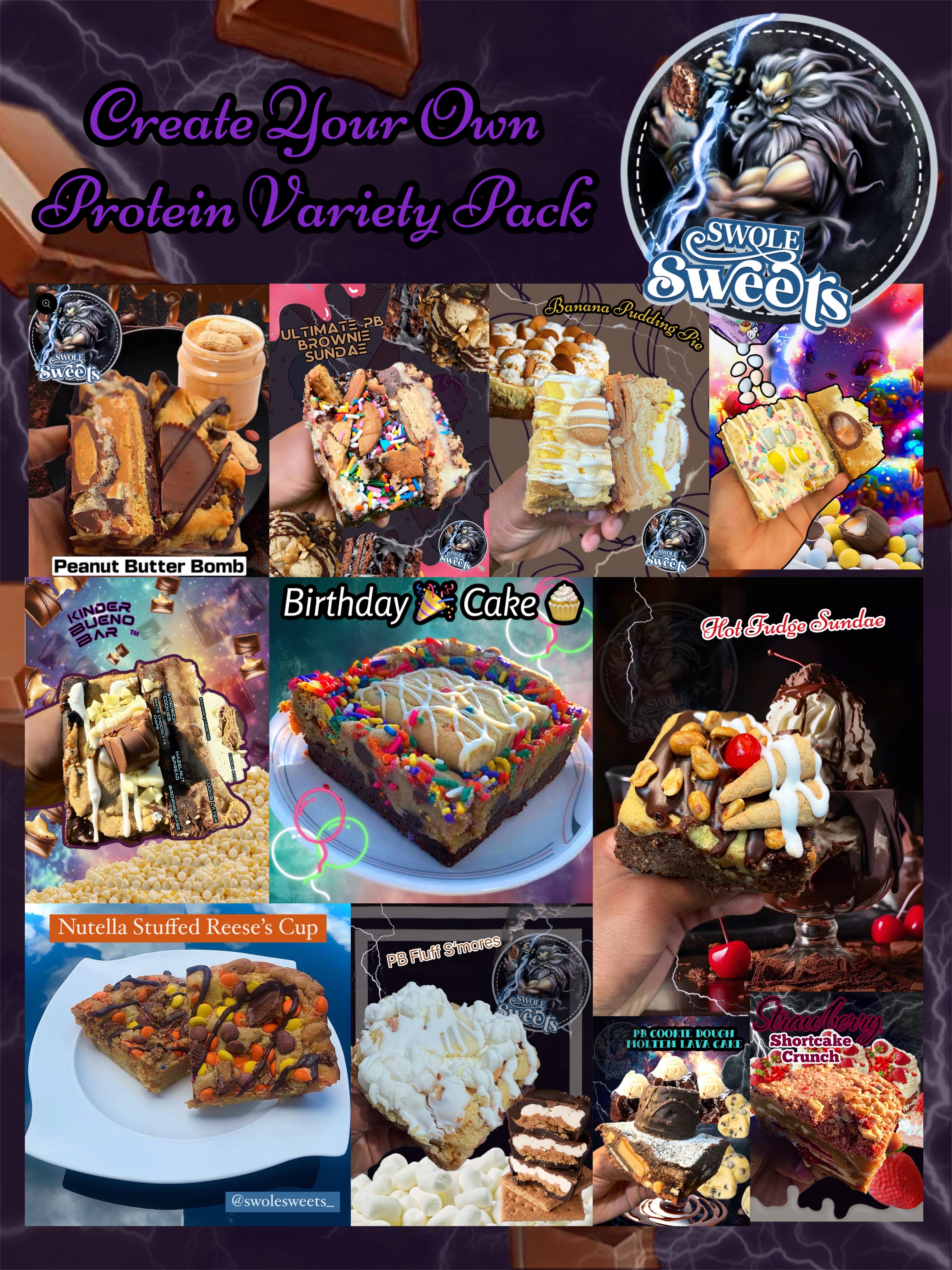 Create Your Own Protein Variety Pack – Swole Sweets LLC